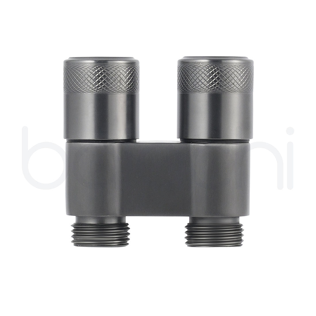 Baiachi Shattaf Twin Mini Cistern Stop Stainless Steel Quarter Turn wi